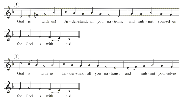 God is with us (MCI)